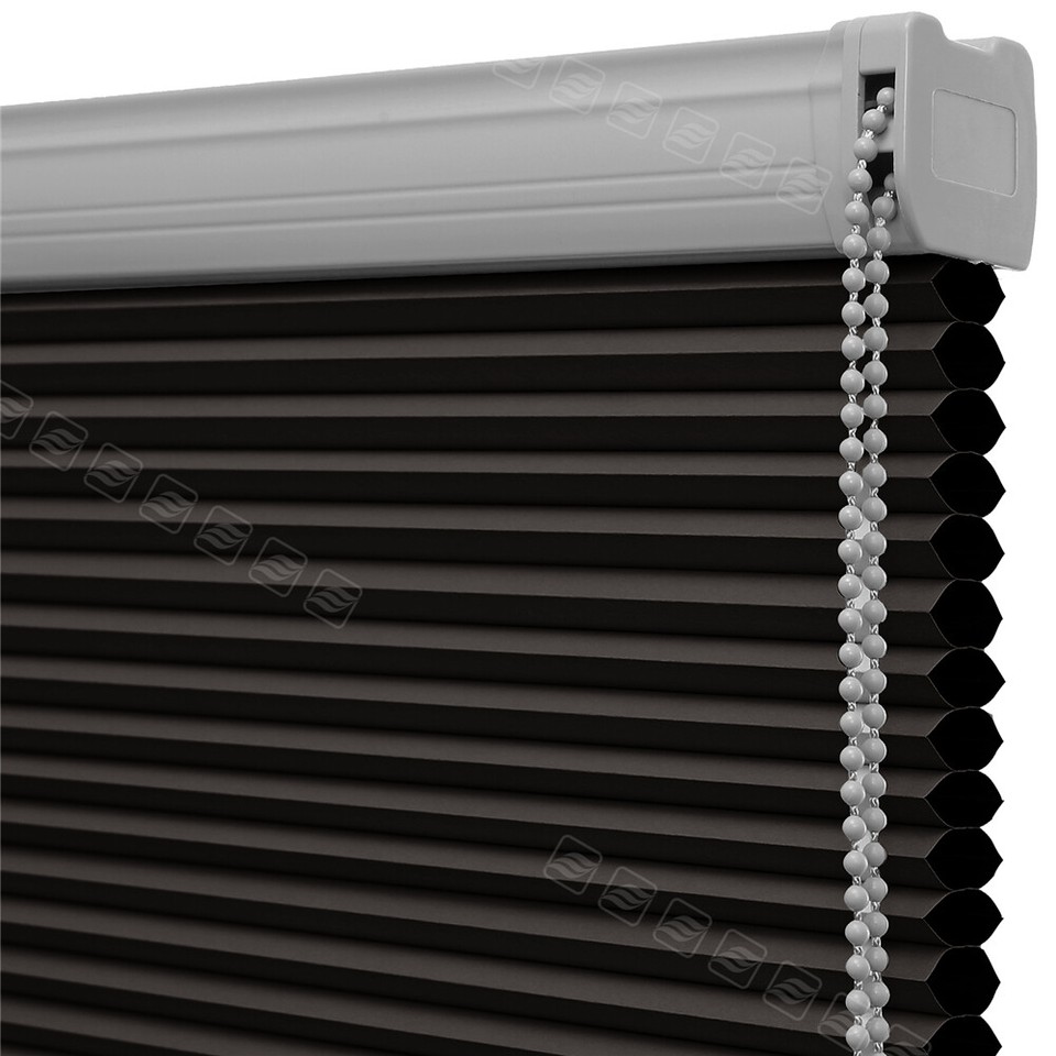 Custom Cut Blackout Drawstring Cellular Shades Window Honeycomb Blinds ...