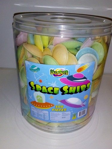 Flying Saucer UFO 300 Pieces Sherbet Fizzy Sour Lollies Candy, Buffet ...