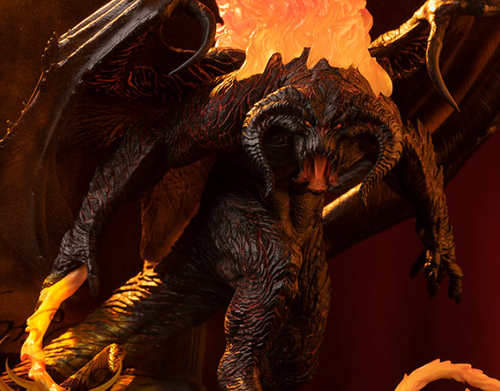 The Lord of the Rings Balrog Figure Statue 11" /w Articulation ...