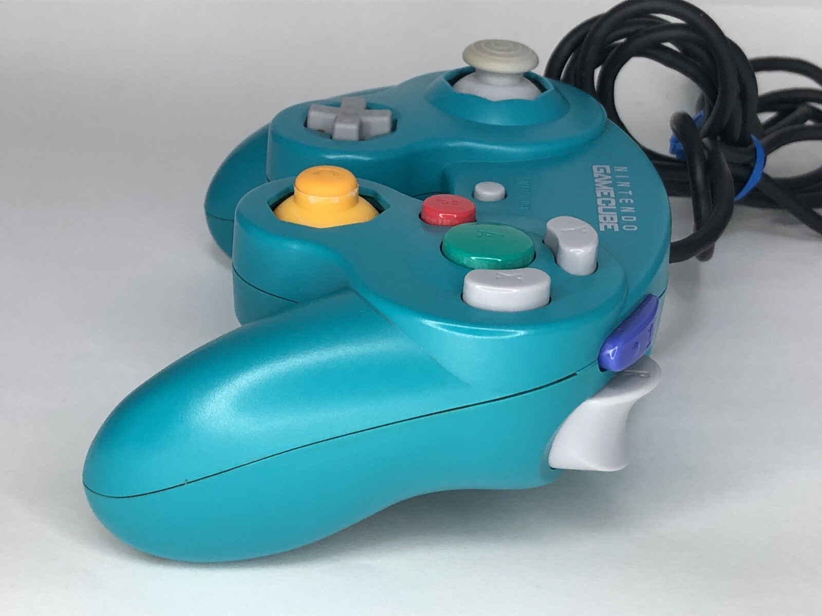 Nintendo GameCube Controller Emerald Blue DOL-003 Official Authentic GC ...