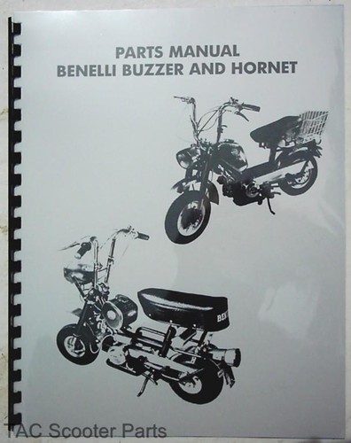 Benelli Buzzer and Hornet Mini Bike Parts Manual | eBay