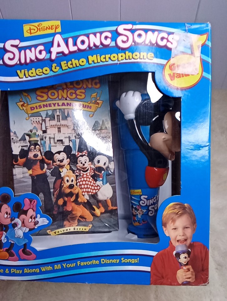 Vintage Disney Sing Along Songs Video VHS & Echo Mickey Mouse ...