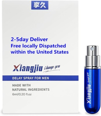 Delay Spray for Men, Last Longer in Bed,Natural Ingredients ...
