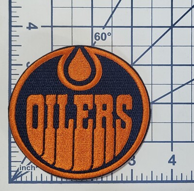 Edmonton Oilers Dark 3.5" Iron On Embroidered Patch ~ Free Tracking! | eBay