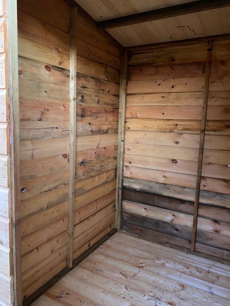 Pinelap Wooden Garden Shed Apex Roof Timber Hut Fully T&G Factory ...