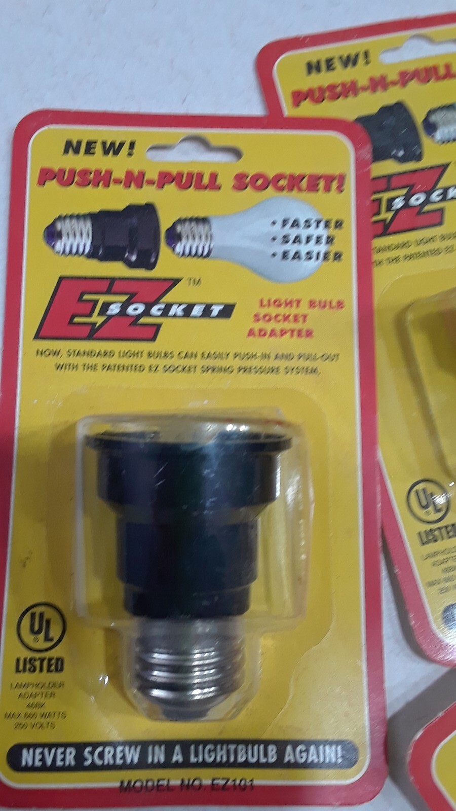 Lot of 8 EZ Sockets Light Sockets Push Pull | eBay