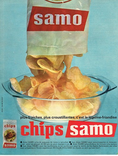 Publicite ADVERTISING 1963 samo chips | eBay