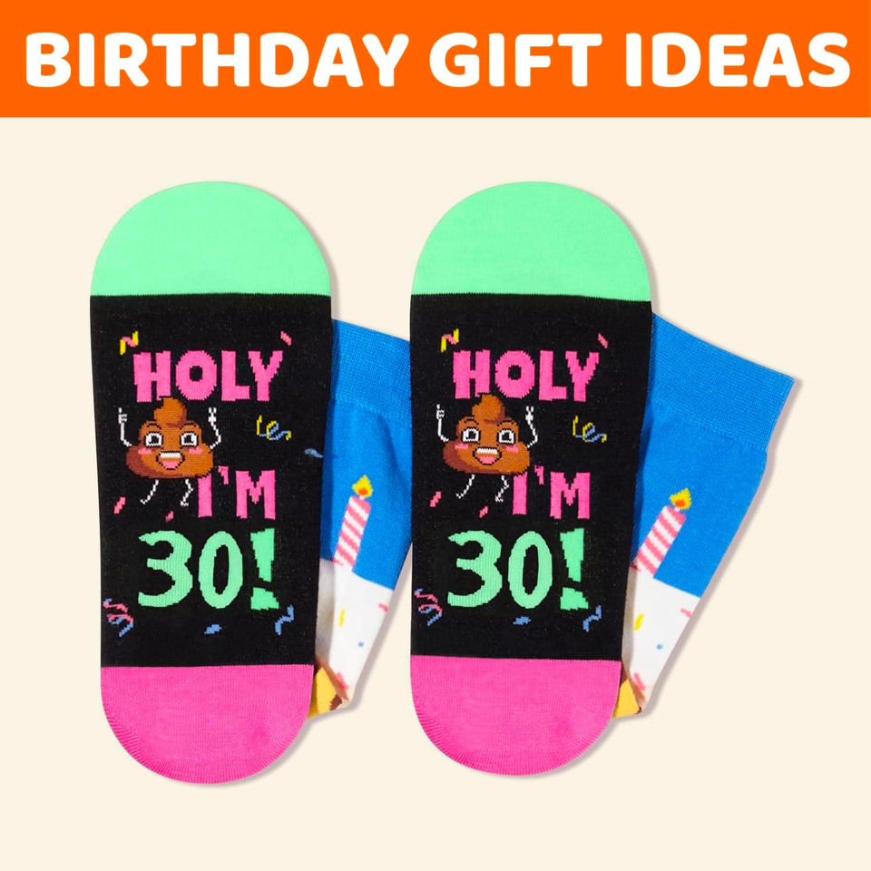 30th Birthday Socks Gifts for Guys and Women 30 Year Old Present Ideas ...