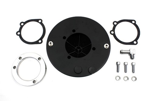 Wyatt Gatling Round Mesh Air Cleaner Black fits Harley Davidson | eBay