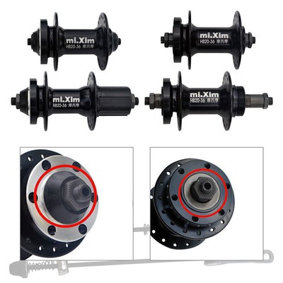 32/36H MTB Mountain Bike Disc-brake Ball-bearing Threaded/Cassette Hubs ...