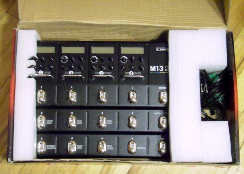 Line 6 M13 Multi-Effect Stompbox Modeler with Looper & Tuner Midi ...