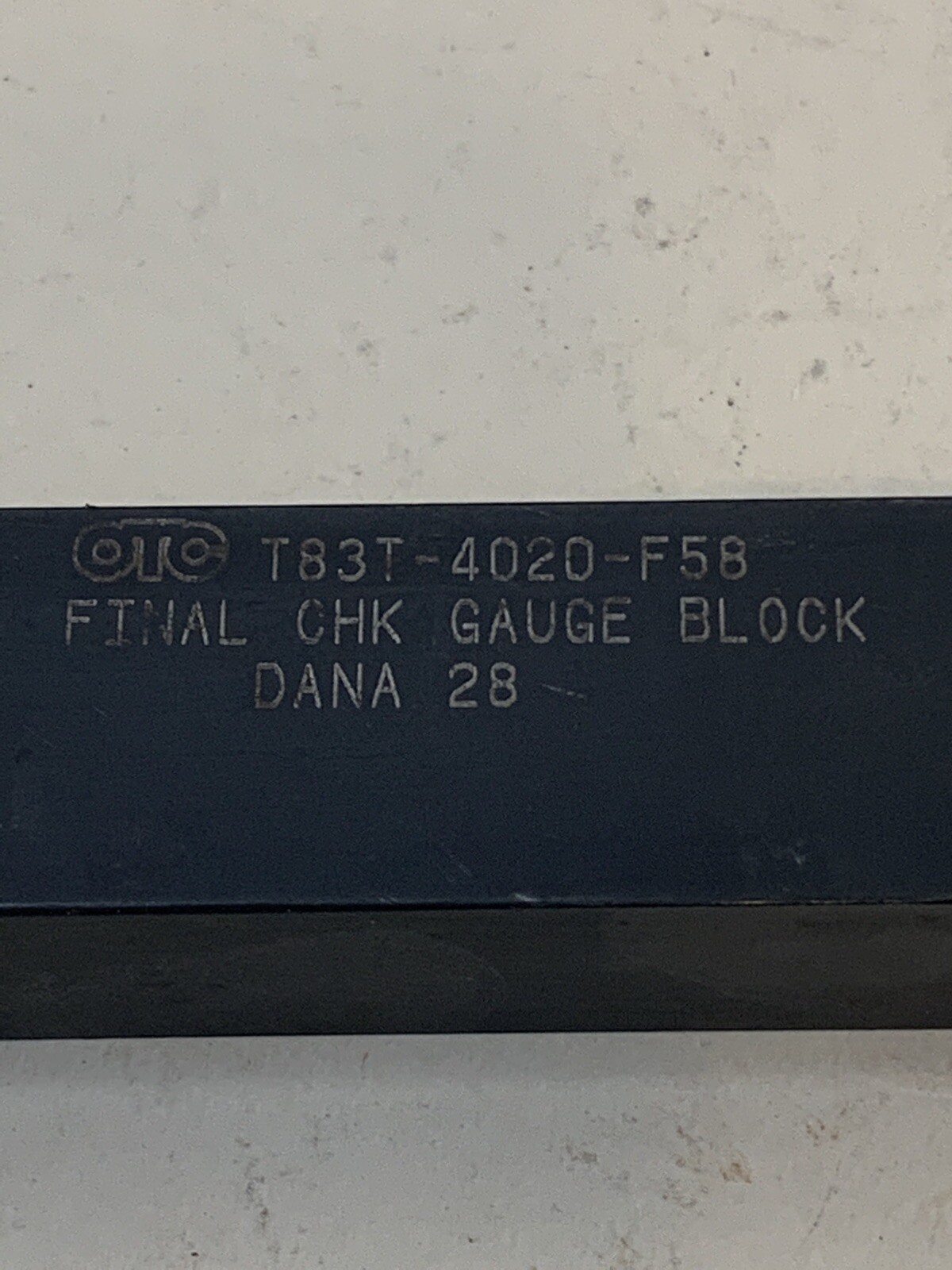 Ford OTC Rotunda T83T-4020-F58 Final Check Gauge Block Tool Dana 28 ...