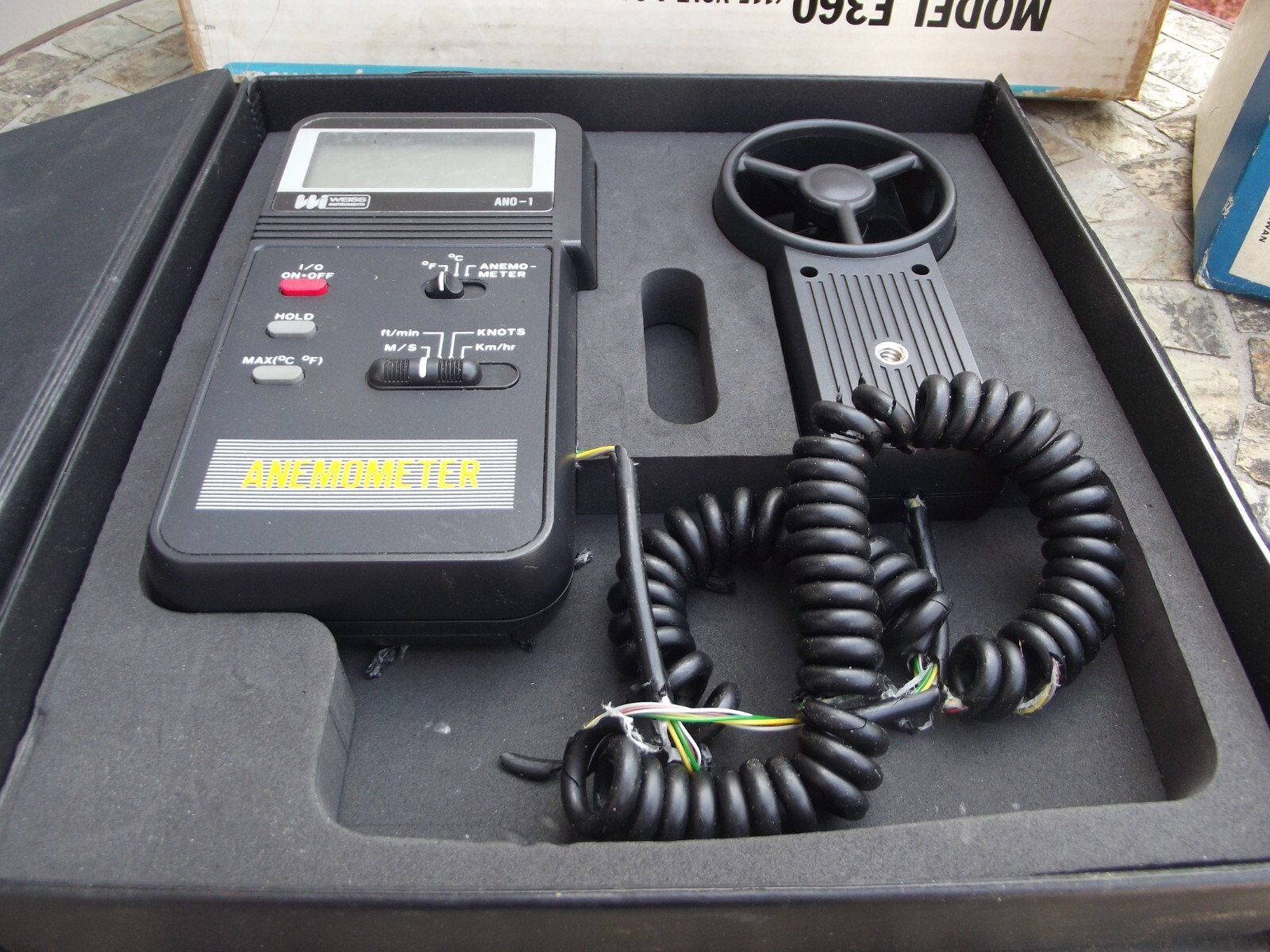 NICE USED PROFESSIONAL WEISS ANEMOMETER, MODEL ANO-1, POWERS UP | eBay