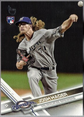 2017 Topps Update Series Vintage Stock #US209 Josh Hader Rookie Card RC ...