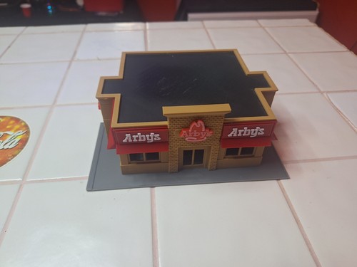 Ho Scale Arbys Style Fast Food Building Ho Train Building Built Ho ...