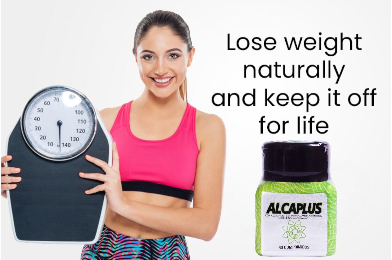 ALCAPLUS DIETARY SUPPLEMENTWEIGHT / 120 TABLETS ADELGAZANTE NATURAL ...