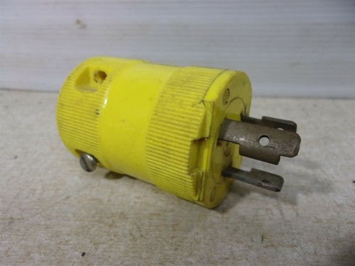 Hubbell 20A 250V Twist Lock Yellow Plug *FREE SHIPPING* | eBay