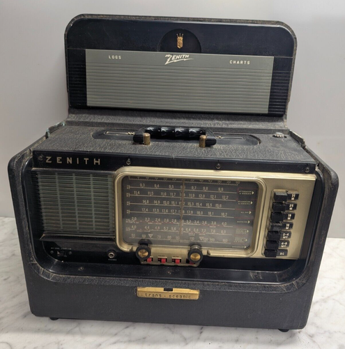 Vintage Zenith Trans-Oceanic Tube Wave Magnet Radio Model R600 ~REPAIR ...