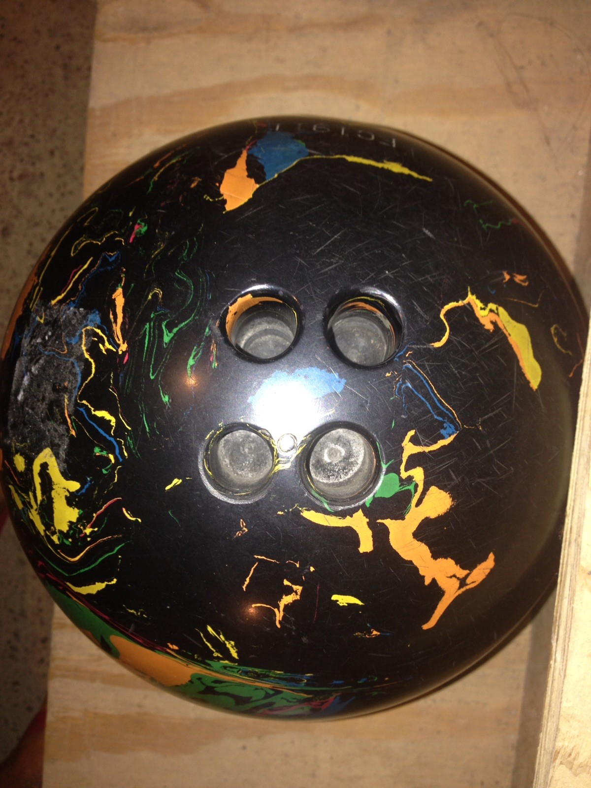 Vintage Mr.Manhattan 15 lb.- 5 Hole Bowling Ball (BALL ONLY) | eBay