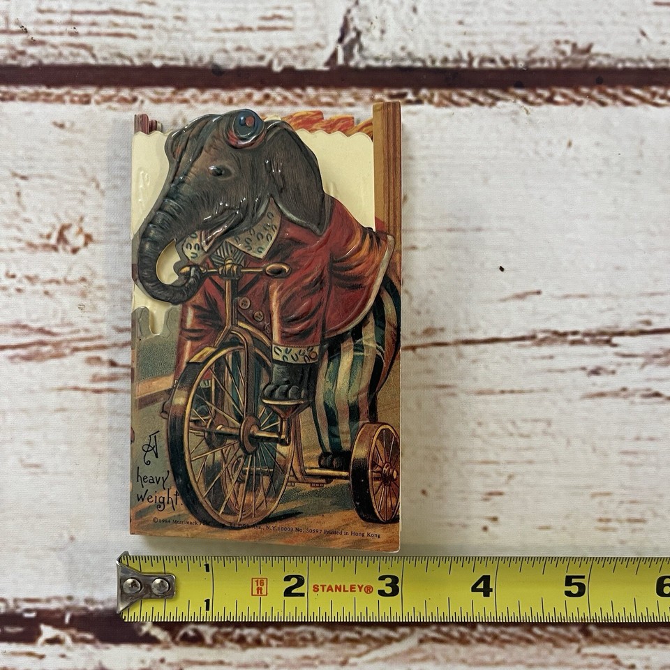 Circus Leporello 1984 Merrimack Printed In Hong Kong Card | eBay