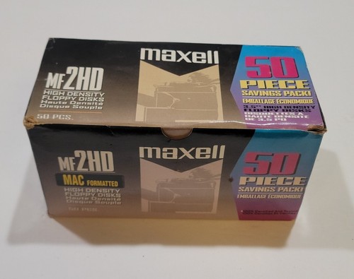 Maxell MF2HD 3.5" High Density Floppy Disk 50 Piece | eBay