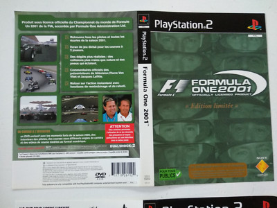 Jaquettes/Front-Back Formula One 2001 edition limitée Sony Playstation ...