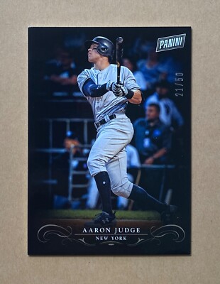 2017 Panini Black Friday #AJ Aaron Judge Rookie Collection Decoy RC #21 ...