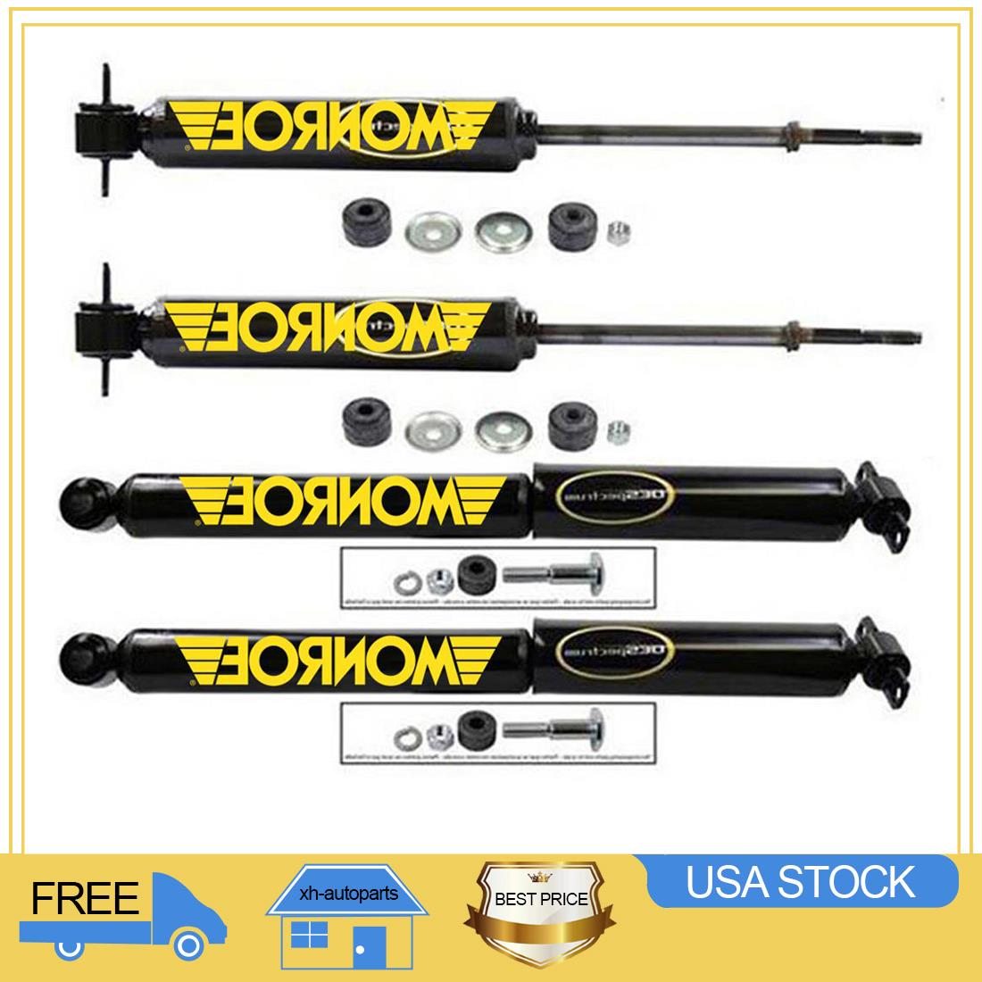 For 1964 1965 1966 1967 Chevrolet Chevelle 4x Front Rear Monroe Shocks ...