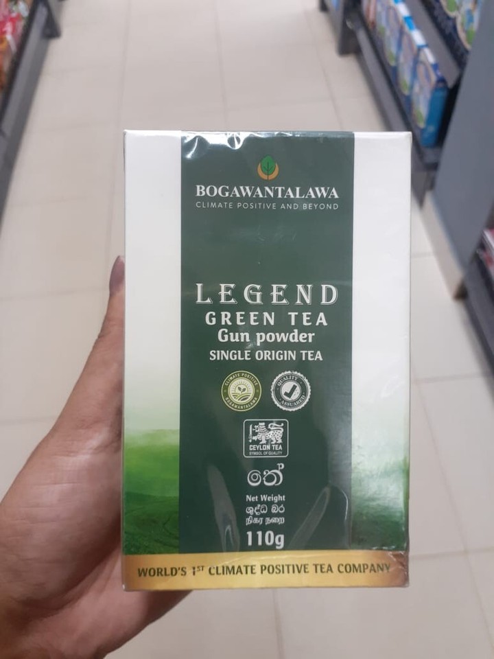 Origin handpicked Healthy 100% Ceylon legend gun powder leaf green tea ...