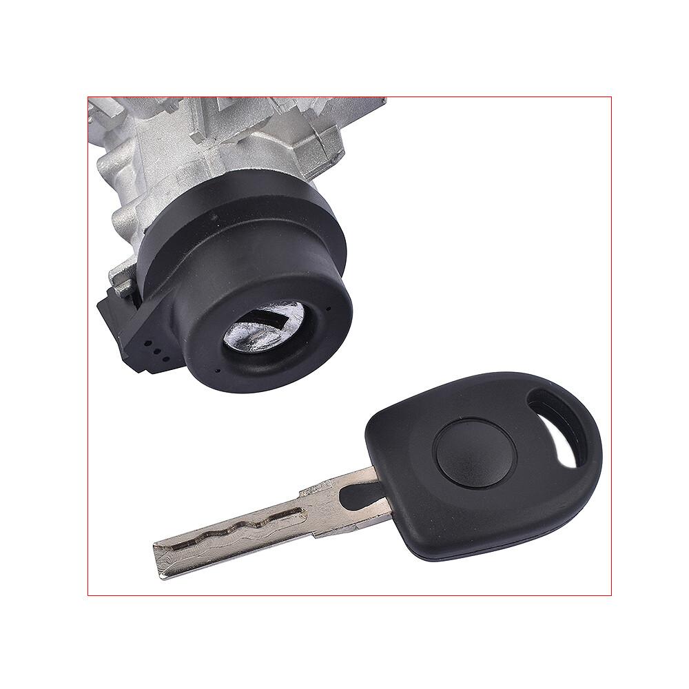 Ignition Switch With Lock Cylinder Key For VW Golf Jetta Rabbit Audi ...