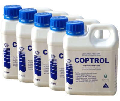 Coptrol Commercial Grade Algicide 5 Pack - For Algae Control in Ponds ...