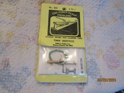 Tomar HO End Power Pickup Shoes for Lighted Cars Kit 804 NOS 1 Pair | eBay