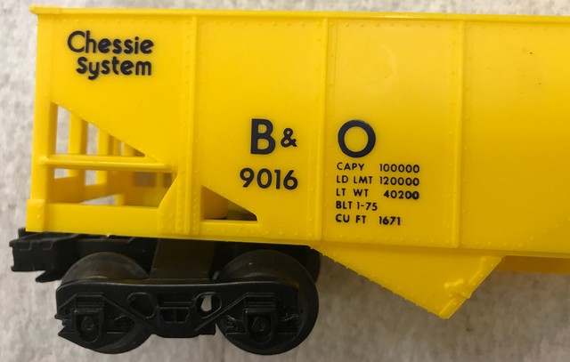 Lionel 9016 Chessie System Hopper Car O Scale for sale online | eBay