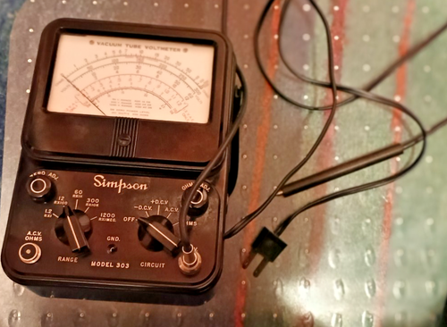 VTG- Simpson Model 303 Vacuum Tube Voltmeter Multimeter | eBay