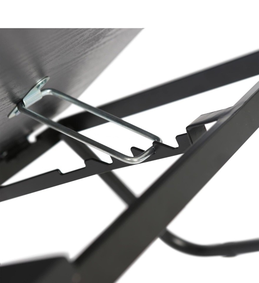 Folding Lap Desk with Cupholder Black Portable Bed Sofa Laptop Computer ...