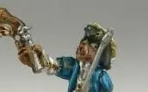 Captain Blackbeard & Jimmy Orphan | deutsch | Zinn-Miniatur mit Base ...