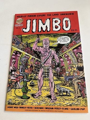 Jimbo Comic Book #1 Zongo Comics 1995 Bongo Underground High Grade NM ...
