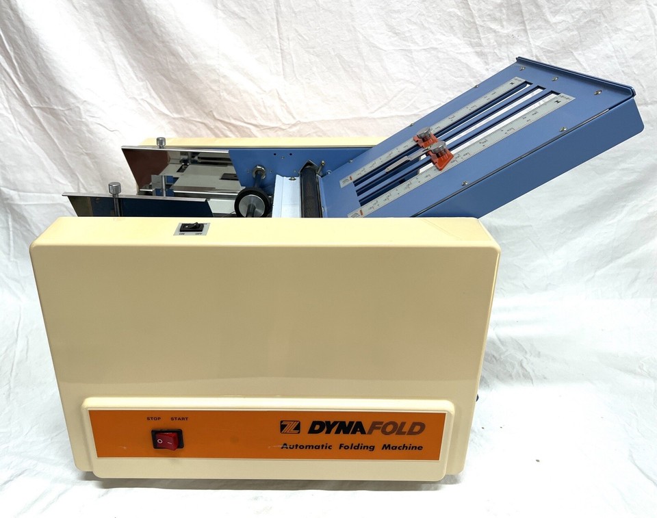 DYNAFOLD DE-102AF Automatic Folding Machine; TESTED & WORKING | eBay