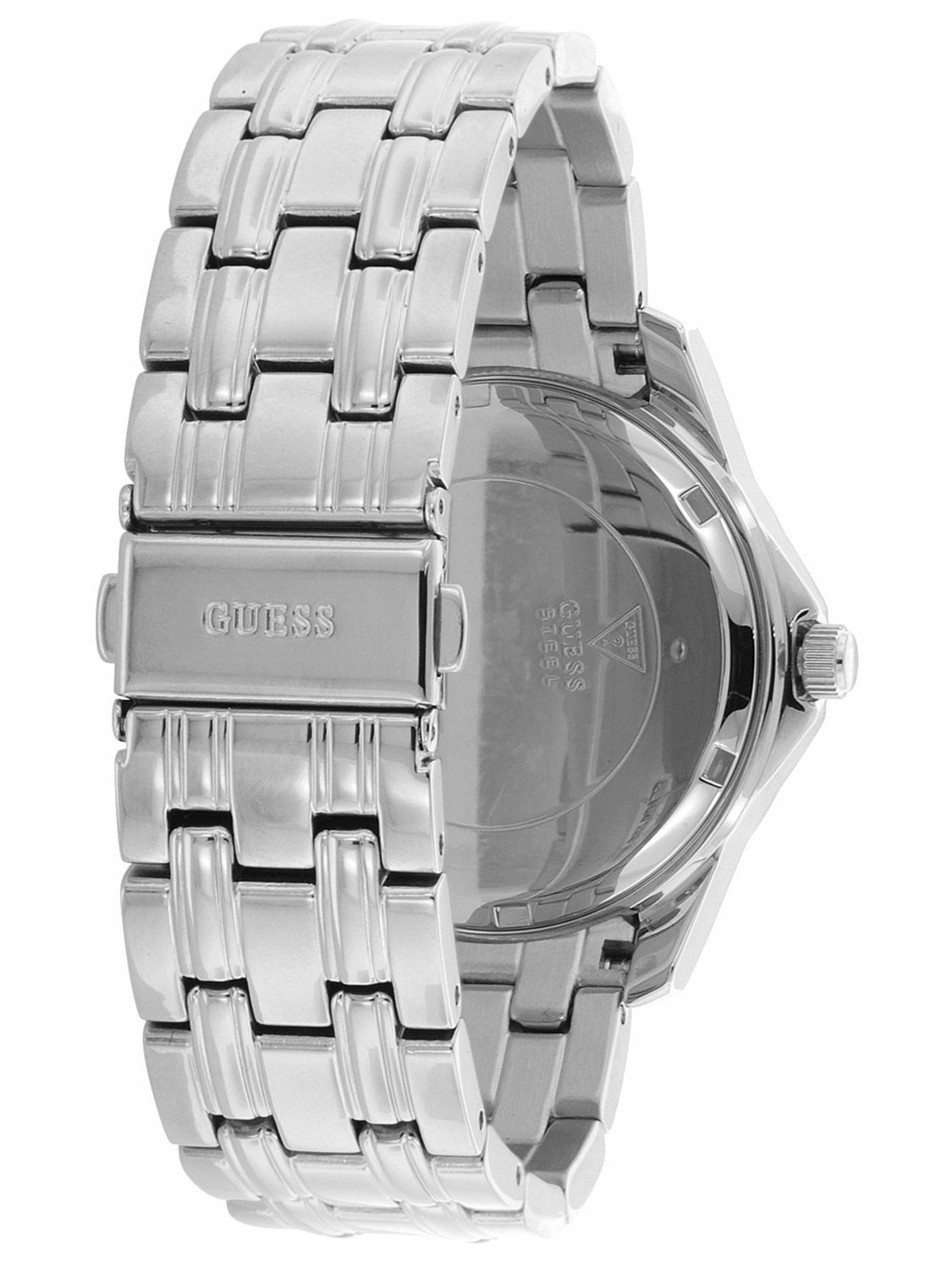 Guess Women's Silver Stainless-Steel Quartz Fashion Watch (U0147L1 ...
