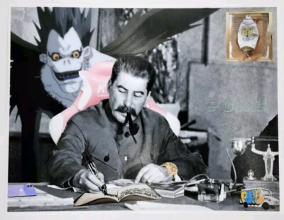 death note joseph stalin Pop Art PRINT Original Art by NYC graffiti ...