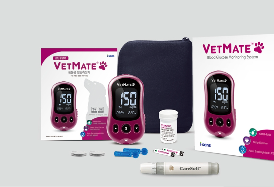 VETMATE for Diabetic Blood Glucose Meter Monitor System for Pet +Test ...
