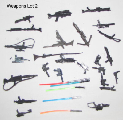 Star Wars assorted weapons you might need, lot 2, 1990s POTF | eBay