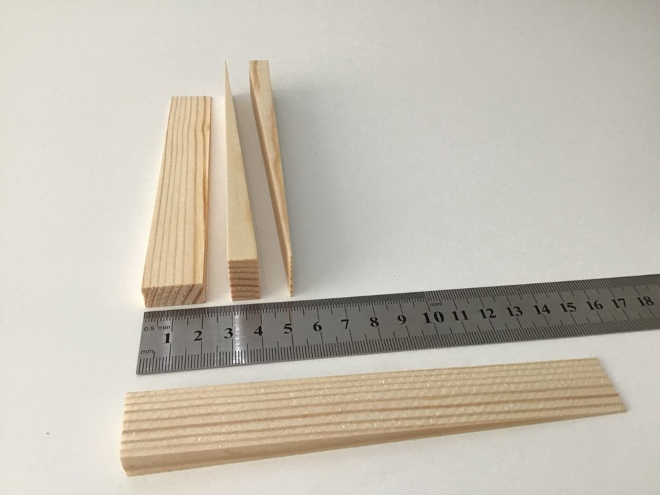 PINE WOODEN WEDGES ~ SHIMS ~ PACKERS ~ 150mm x 20mm WITH A 10mm TO 1 ...