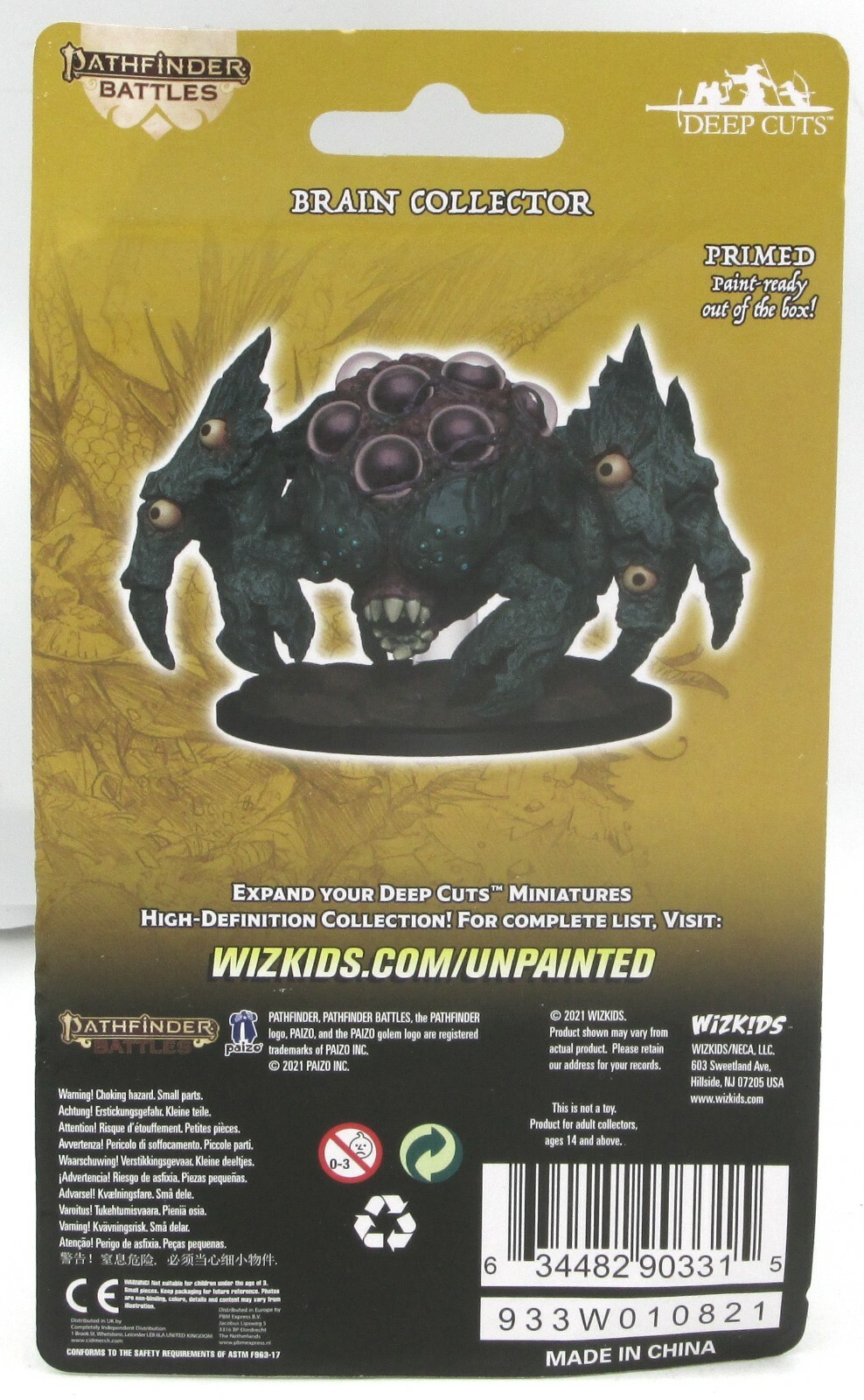 Pathfinder Battles 90331 Brain Collector (Deep Cuts) Neh-Thalggus Alien ...