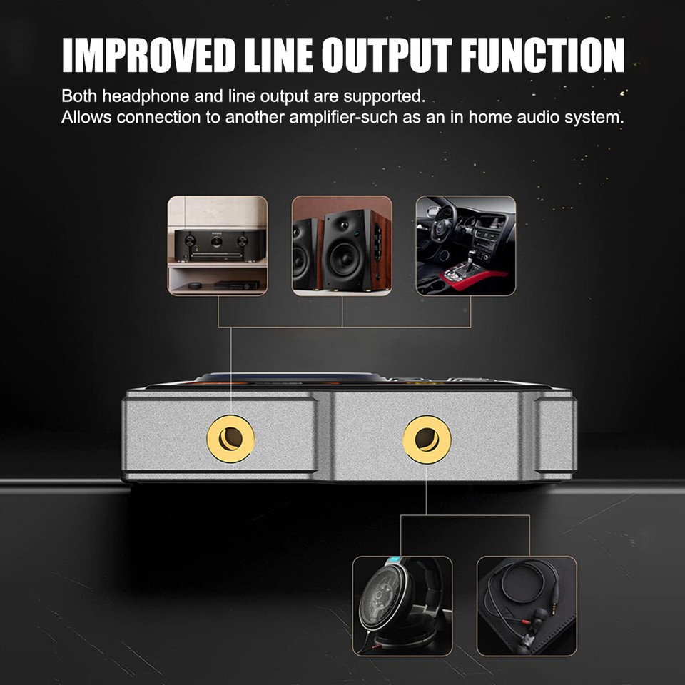 DSD MP3 MP4 Player HiFi Lossless Sound Bluetooth Music Voice Recorder ...