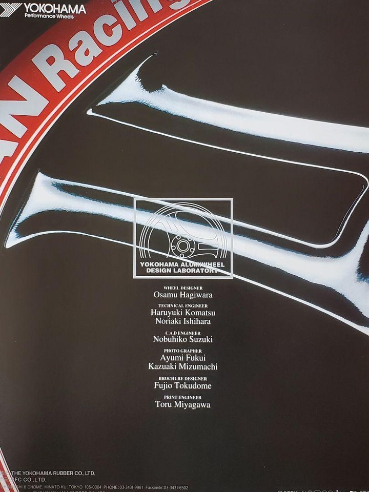 Japanese car parts catalog aluminum Wheels YOKOHAMA ADVAN Racing RA3-DT ...
