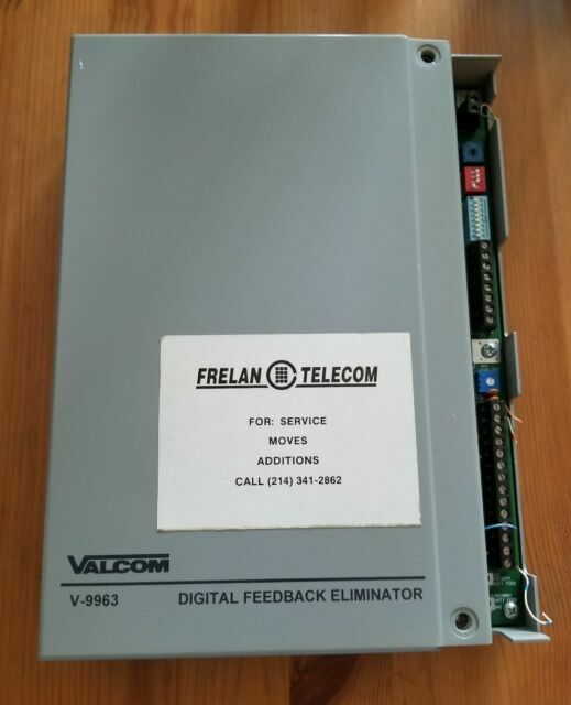 Valcom V-9963 Paging Digital Feedback Eliminator B Stock TESTD WARANTY ...