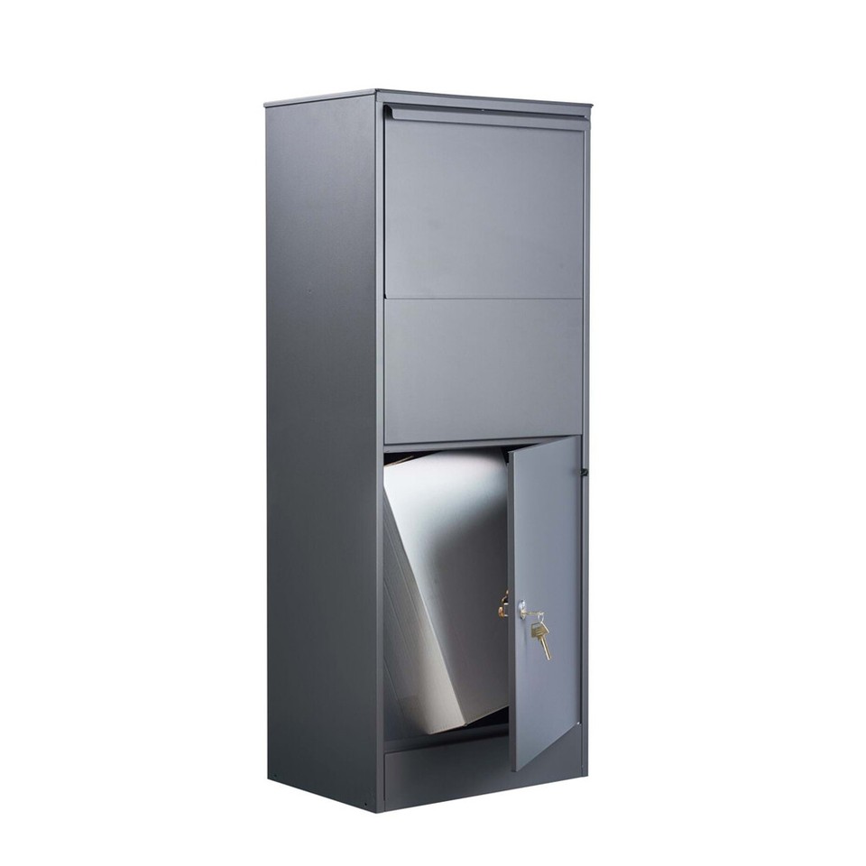 Free Standing Parcel Delivery Post Box High Capacity Front Access Allux ...