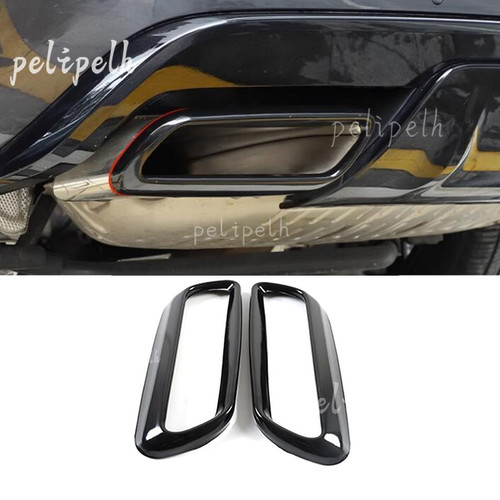 Black For Rover Range Rover Sport 2023-2024 Rear Exhaust Muffler Tip ...