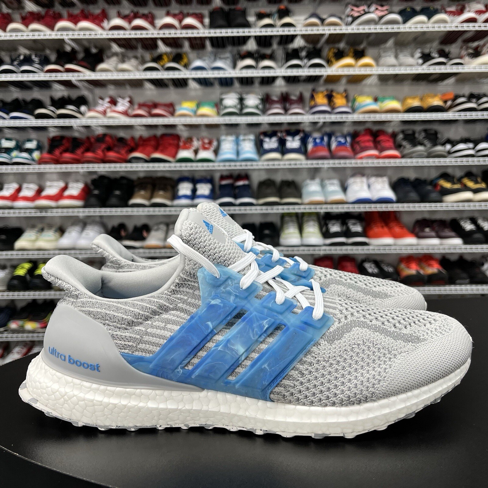 Adidas Ultra Boost DNA Grey Pulse Blue GV8714 Men’s S… - Gem